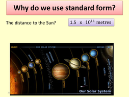 Standard Form - Converting between ordinary numbers and standard form ...
