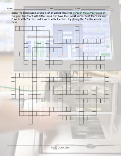 Grocery Shopping Framework Puzzle Worksheet | Teaching Resources