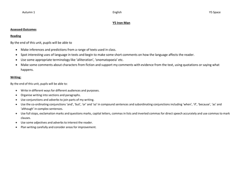 Iron Man by Ted Hughes | Teaching Resources