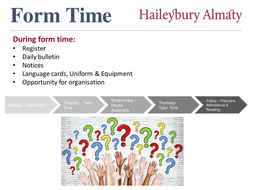 Form Time Activities | Teaching Resources