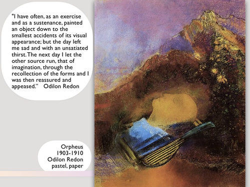 Odilon Redon Art History Symbolism Lithograph Pastel Oil - 188 Slides ...