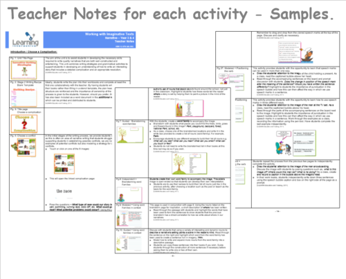 Imaginative Texts - Working with Narrative - Year 3 + 4 | Teaching ...