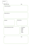 Learner Profile template (primary) | Teaching Resources