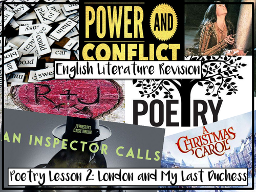 Three AQA Power and Conflict Poetry Comparisons - Revision | Teaching ...