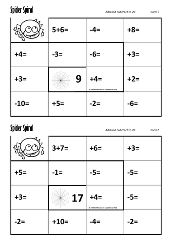 Addition and Subtraction KS1 Maths Activities | Teaching Resources