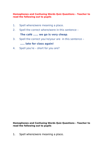 Demystifying homophones - Dyslexia Friendly | Teaching Resources