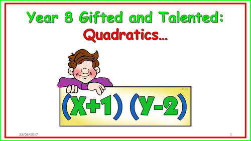 Gcse Maths Quadratics Complete Unit Pack Teaching Resources