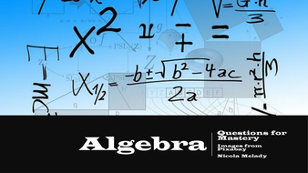 Year 6 Algebra Question Cards for Mastery | Teaching Resources