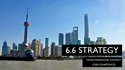 9609 CIE A2 Level Business Unit 6 Strategic Management | Teaching Resources