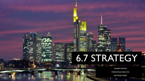 9609 CIE A2 Level Business Unit 6 Strategic Management | Teaching Resources