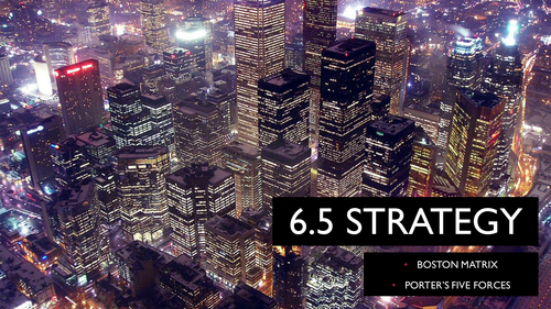 9609 CIE A2 Level Business Unit 6 Strategic Management | Teaching Resources