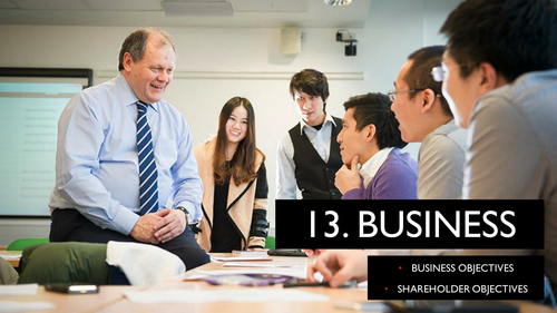 CIE iGCSE Business 0450 Unit 1 Understanding Business | Teaching Resources