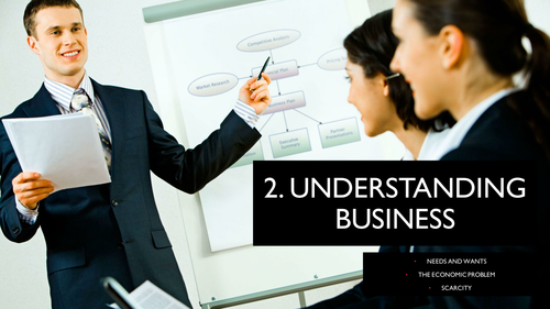 CIE iGCSE Business 0450 Unit 1 Understanding Business | Teaching Resources