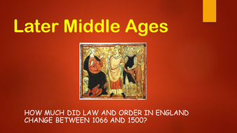 Crime and Punishment in late Medieval England (2-3 lessons) | Teaching ...