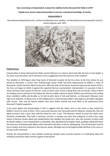 Hereward the Wake | Teaching Resources