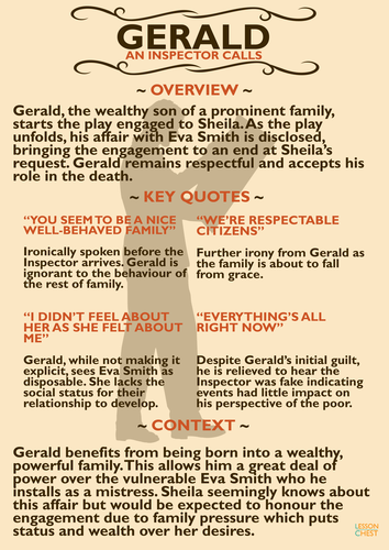 An Inspector Calls Poster | Teaching Resources An Inspector Calls Poster | Teaching Resources