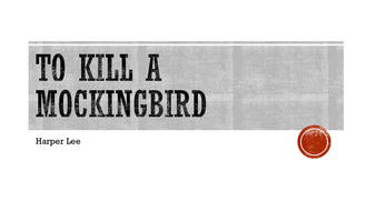 To Kill A Mockingbird - Extract and PEE | Teaching Resources