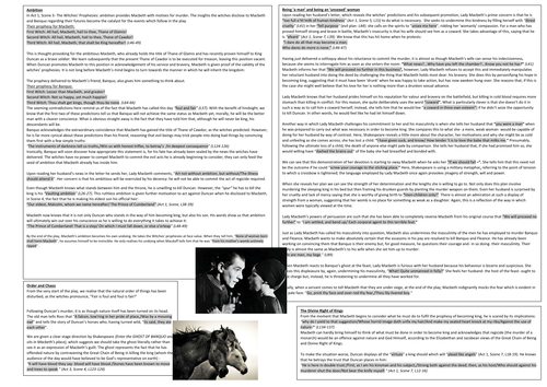 Macbeth: An exploration of the key themes in the play | Teaching Resources