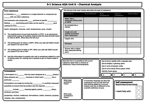 AQA GCSE Chemistry 2022 PowerPoint Revision Mat Bundle for Chemistry ...