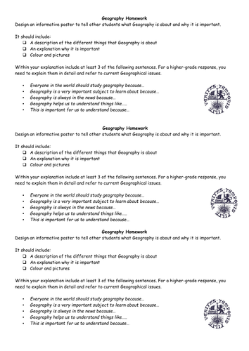Why Is It Important To Study Geography | Teaching Resources