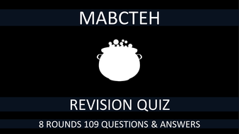 Macbeth Quiz | Teaching Resources
