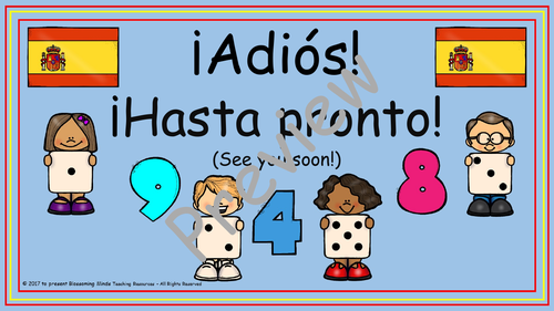 Spanish Numbers to 10 lesson and resources / los números | Teaching ...