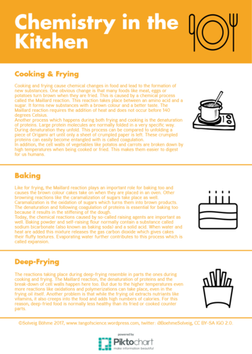 Chemistry in the Kitchen - Infographic | Teaching Resources