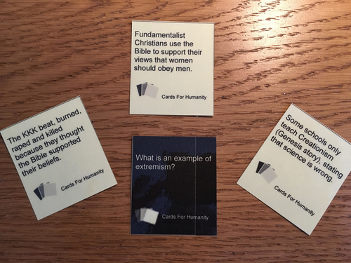 WJEC Eduqas: Issues of Human Rights: Cards For Humanity Revision Game ...