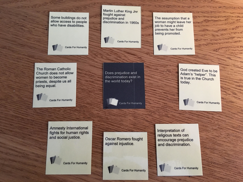 WJEC Eduqas: Issues of Human Rights: Cards For Humanity Revision Game ...