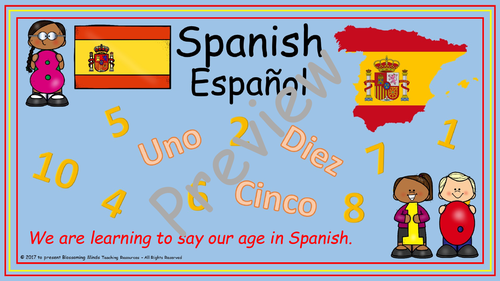 Spanish lesson : How old are you? | Teaching Resources