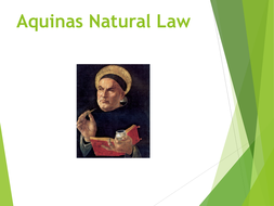 Presentation on Aquinas Natural Law (A Level WJEC/Eduqas Religious ...