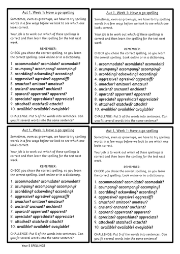 KS2 YEAR 3,4,5,6 SPELLING SCHEME | Teaching Resources