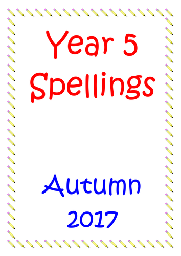 KS2 SPELLING BOOKLET (YEAR 3-6) | Teaching Resources