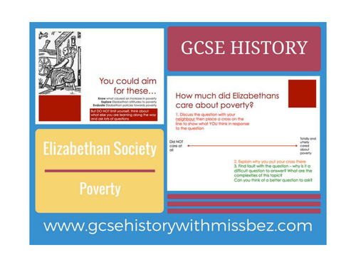 GCSE HISTORY: ELIZABETH I: Elizabethan Society: poverty (all exam ...