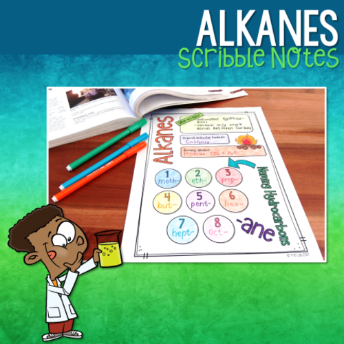 Introduction to Organic Chemistry Scribble Notes BUNDLE | Teaching ...