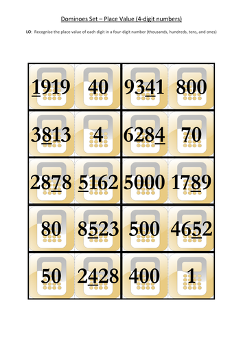 Year 3 and 4 Place Value Resource Pack | Teaching Resources