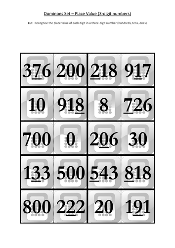 Year 3 and 4 Place Value Resource Pack | Teaching Resources