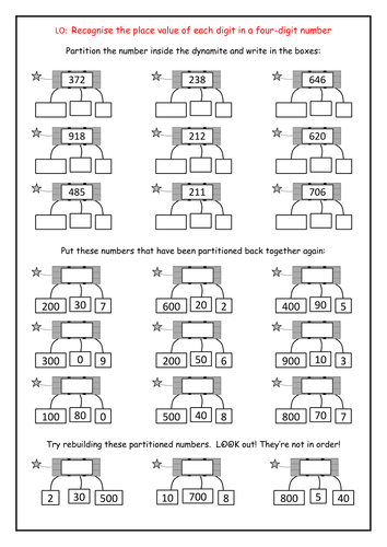 Year 3 and 4 Place Value Resource Pack | Teaching Resources