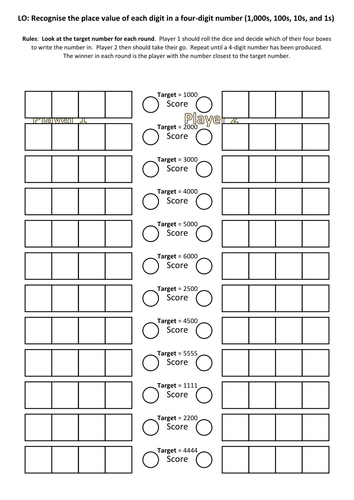 Year 3 and 4 Place Value Resource Pack | Teaching Resources