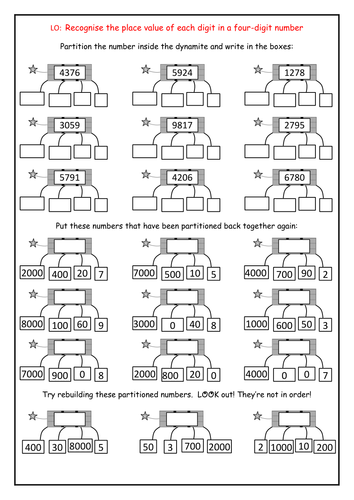 Year 3 and 4 Place Value Resource Pack | Teaching Resources