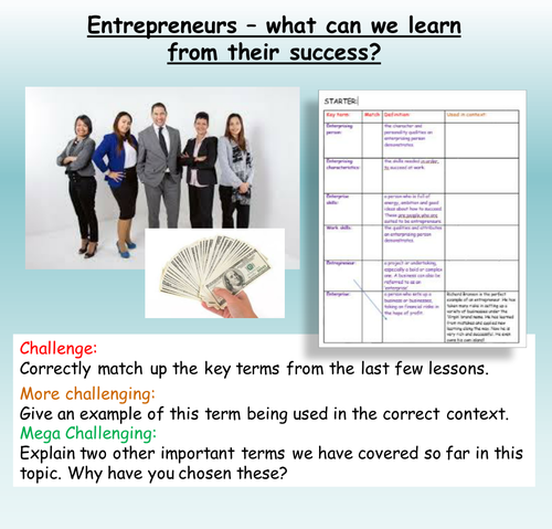 Careers - Entrepreneurs | Teaching Resources