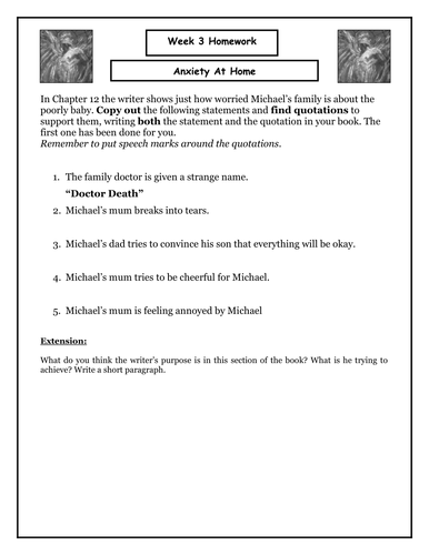 ‘Skellig’: Year 6 Scheme of Work | Teaching Resources