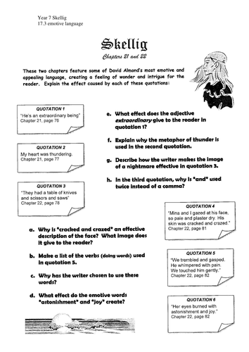 ‘Skellig’: Year 6 Scheme of Work | Teaching Resources