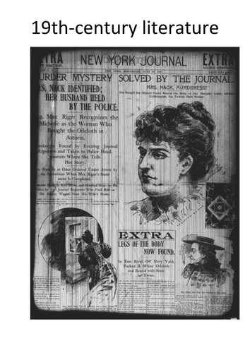 AQA - 19th-century literature at Key Stage 3 Adventure and Mystery ...