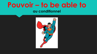 Stage 6-6: Presentation of irregular '-ir' verbs in the conditional ...