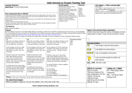 EYFS instruction writing | Teaching Resources