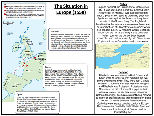 L4 Elizabeth - Challenges Home and Abroad | Teaching Resources