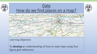 How Do We Find Places On A Map (4-Figure Grid References) | Teaching ...