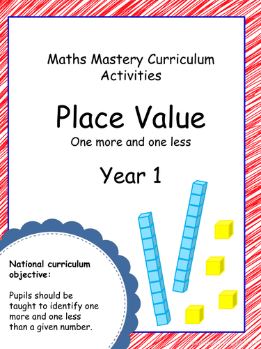 Maths mastery - Place value : Year 1 - 1 more and 1 less | Teaching ... Maths mastery - Place value : Year 1 - 1 more and 1 less | Teaching ...