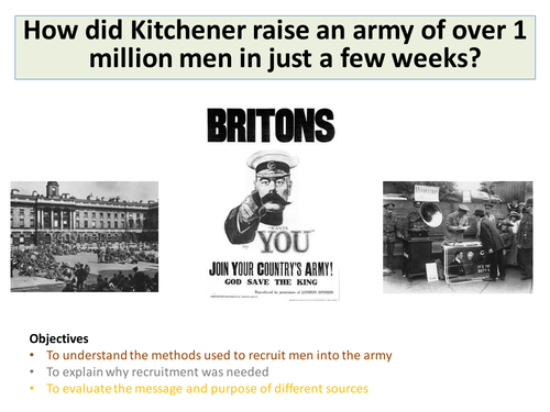 First World War Unit of Work | Teaching Resources